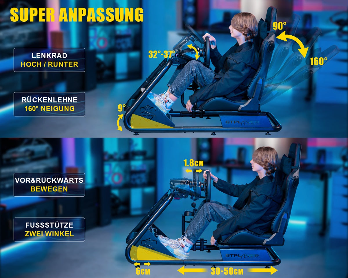 Gaming Stuhl Simulator Cockpit – GTPLAYER DE